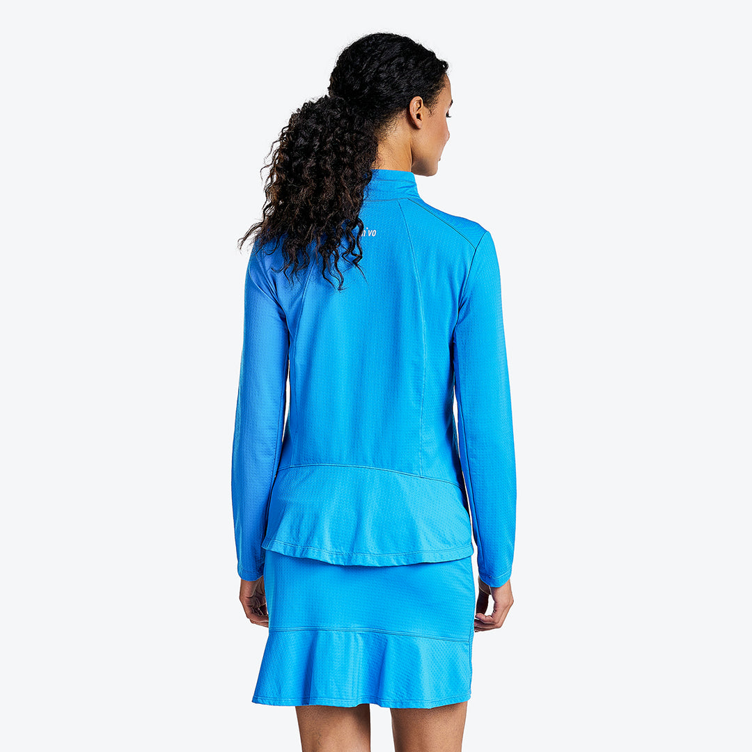 Women's Livia Cardigan French Blue by NVO sport – NVO Sport