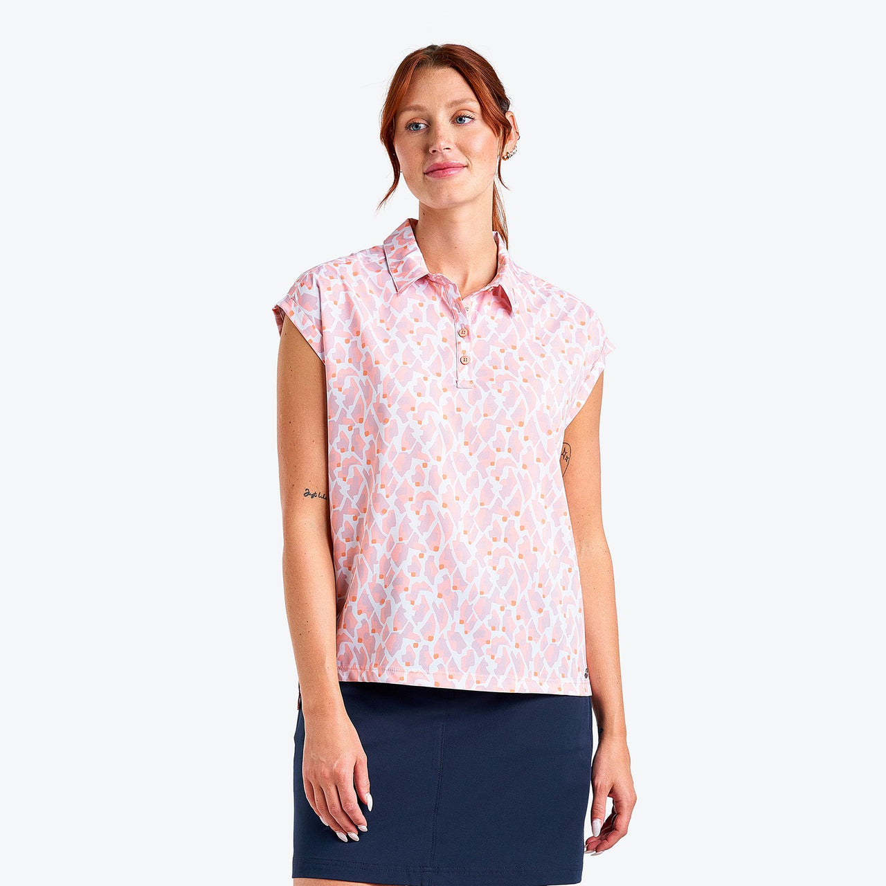 Women's Misha Polo Coral Reef by NVO sport – NVO Sport