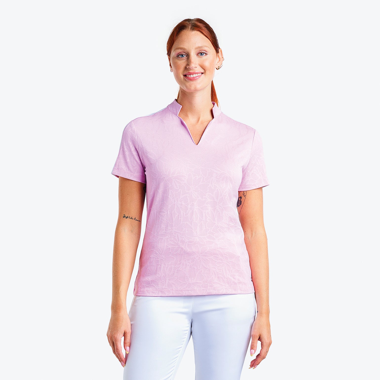 Women's Saskia Mock Bubble Gum by NVO sport – NVO Sport