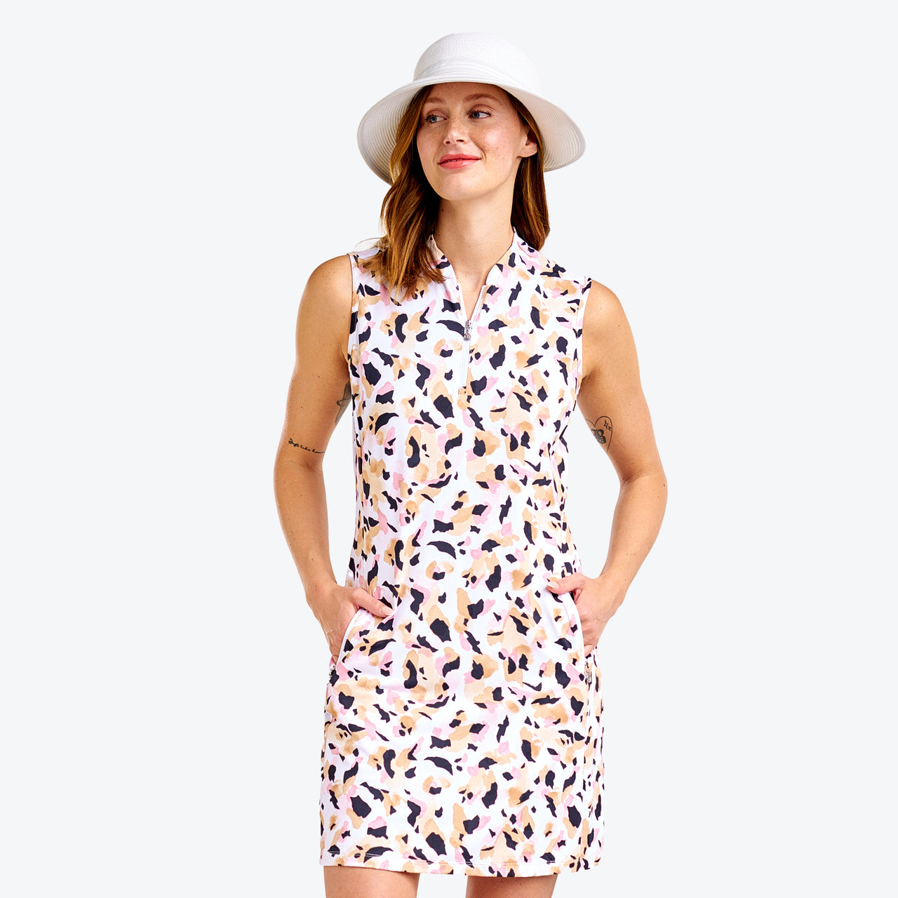 Women's Leanna Dress Cosmetic Pink by NVO sport – NVO Sport