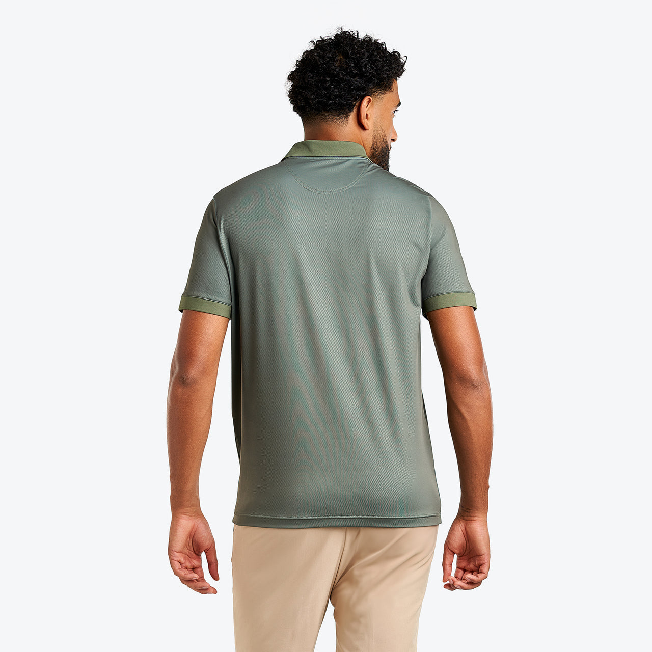 Men's Leo Polo White/Sage by SLIGO sport – NVO Sport